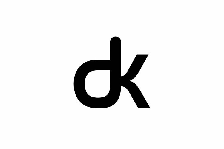 DK logo design vector template (3719452)
