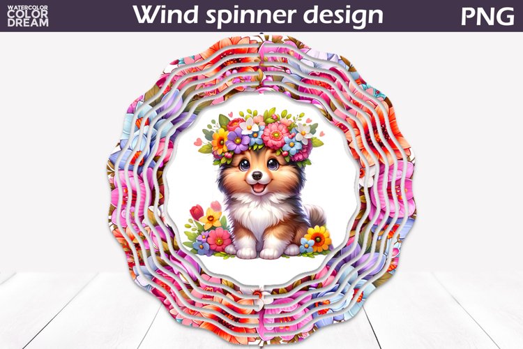 Dog Wind Spinner | Collie Wind Spinner (3613365)