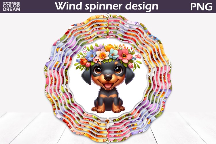 Dog Wind Spinner | Doberman Wind Spinner (3613514)
