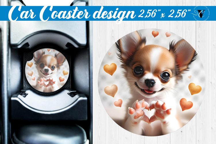 Car Coaster | Dog Car coaster (3547034)