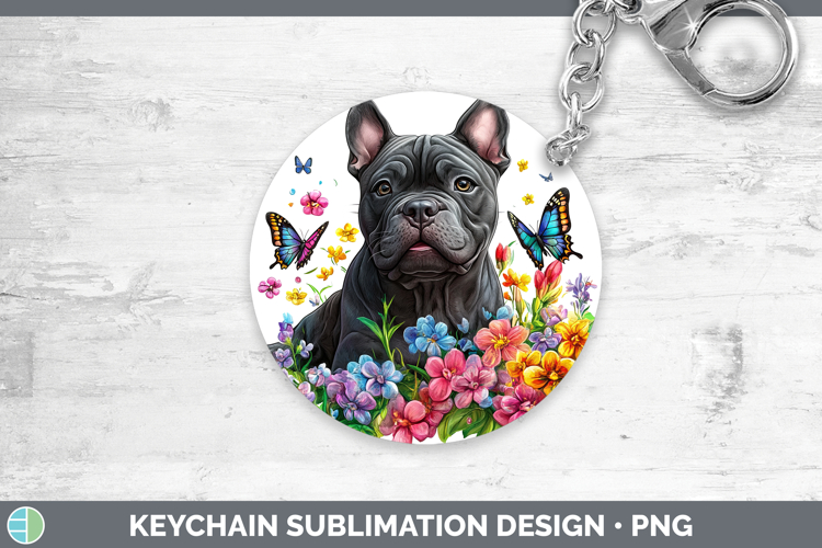 Dogs 01 Adorable Cane Corso Keychain Sublimation Keyring Des