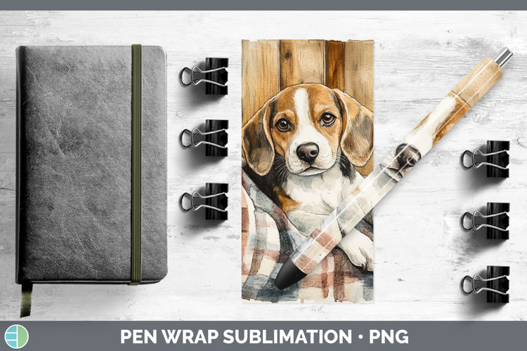 Dogs 01 Flannel Beagle Pen Wrap Sublimation Pen Designs