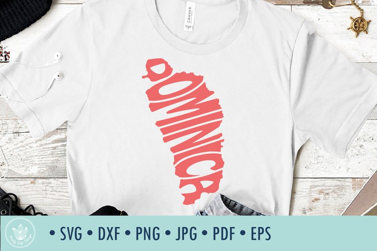 Dominica Cut File | Lettering Word Art