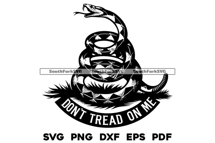 Don't Tread On Me Rattlesnake Gadsden Flag Design (3014935)