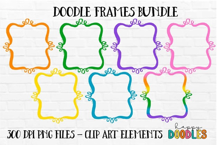 Happy Doodles | Design Bundles