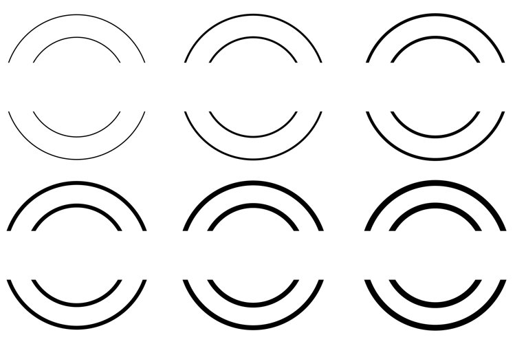 Double Circle Svg | Design Bundles