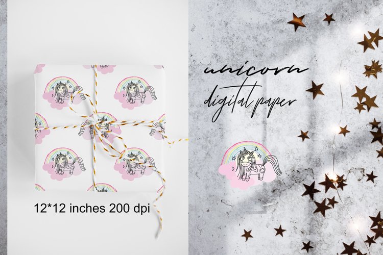 Unicorn Digital Paper JPEG (3014329)