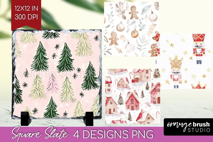 Dreamy Christmas Slate PNG - Christmas Square (4944461)
