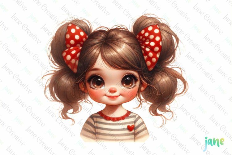 Adorable Little Girl Sublimation (3637674)