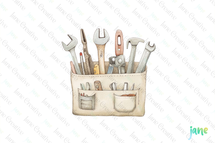 Watercolor Construction Clipart Bundle (5490675)