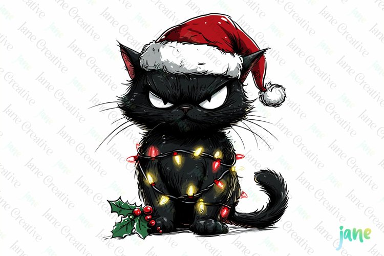 Cats Christmas Sublimation Clipart (4750383)