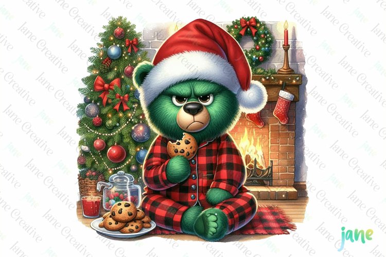 Grumpy Christmas Bears Sublimation (4864415)