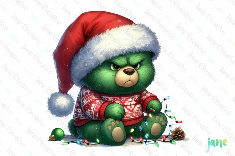 Grumpy Christmas Bears Sublimation (4864418)