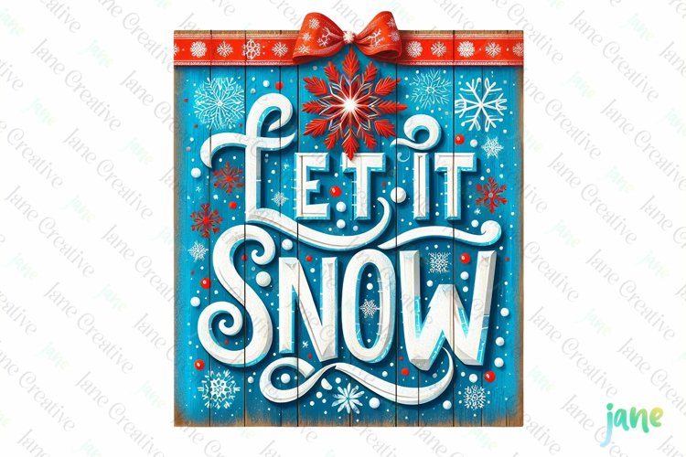 Rustic and Festive Christmas Sign (4975658)