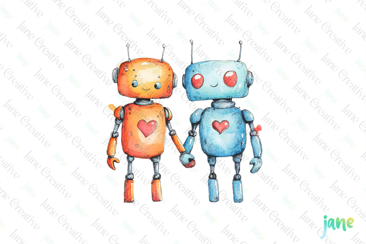 Robo Love PNG Clipart (5391274)