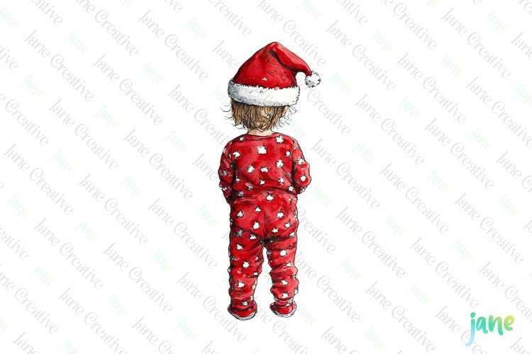 Family Christmas Pyjamas Clipart (4711466)
