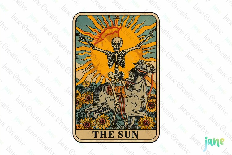Funny Tarot Card The Sun