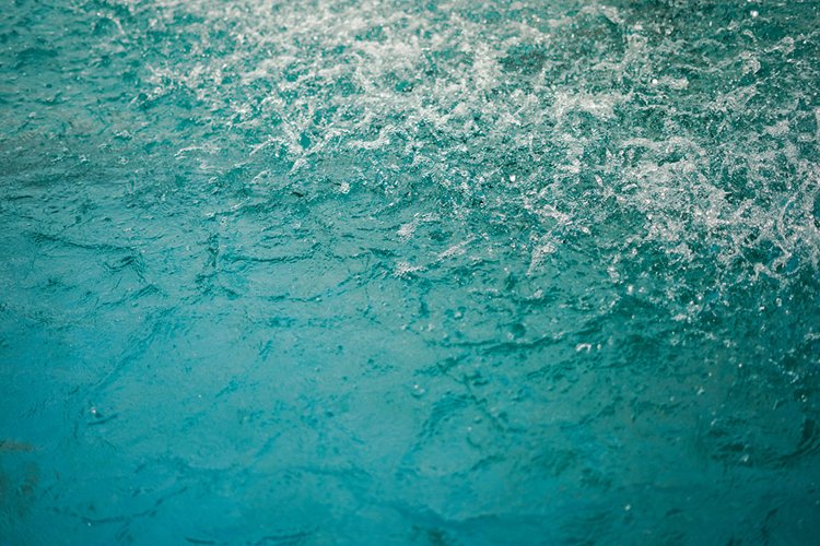 Water blue background, water in the pool