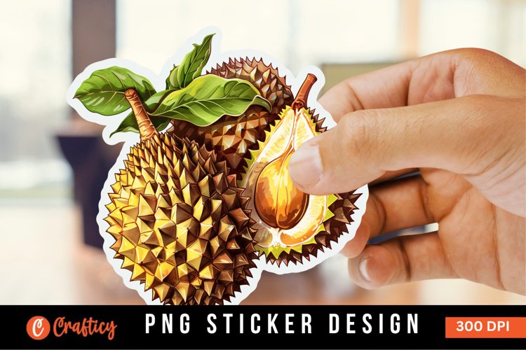 Durian Sticker Clipart