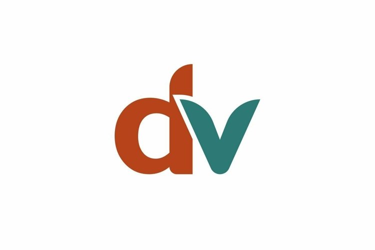 DV Logo design vector template (3725988)