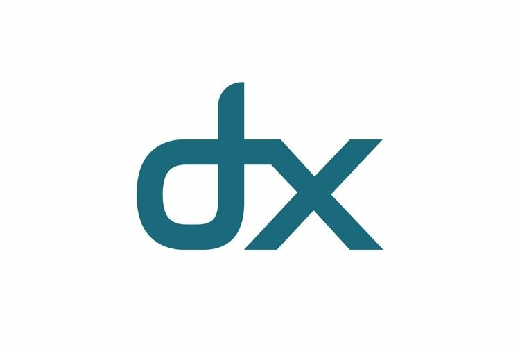 DX logo design vector template (3726070)