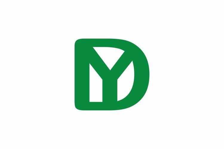 DY YD logo design vector template (3726114)
