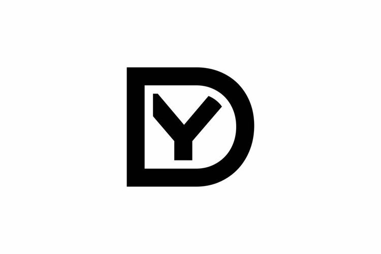 DY YD logo design vector template (3726118)