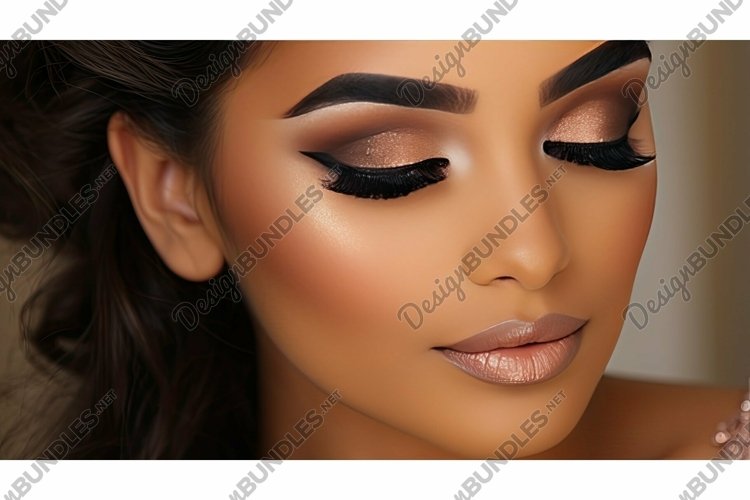 shimmer brown eyeshadow