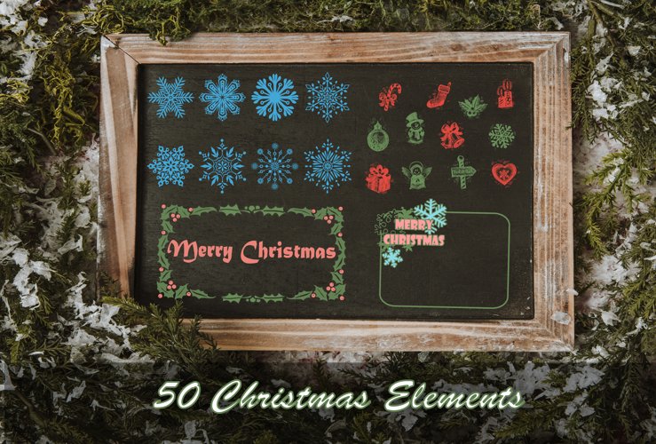 50 Christmas Elements