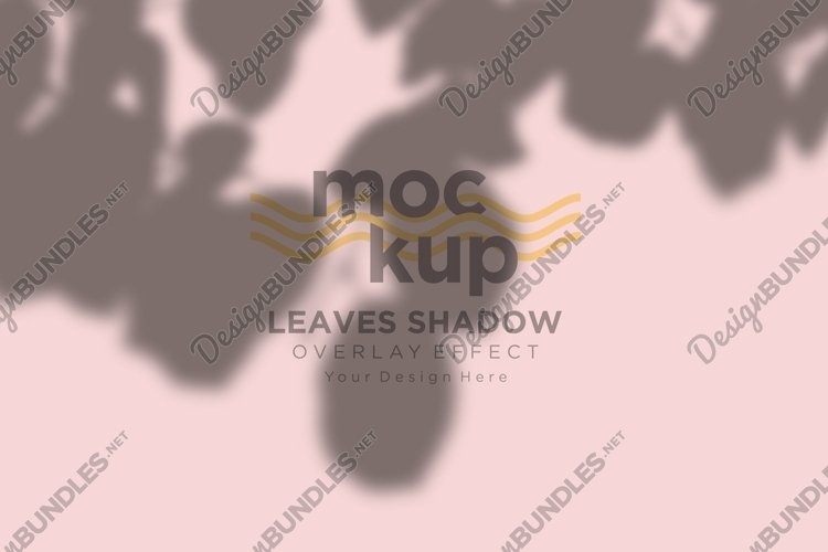 Leaves Shadow Overlay Effect Mockup (2413689)