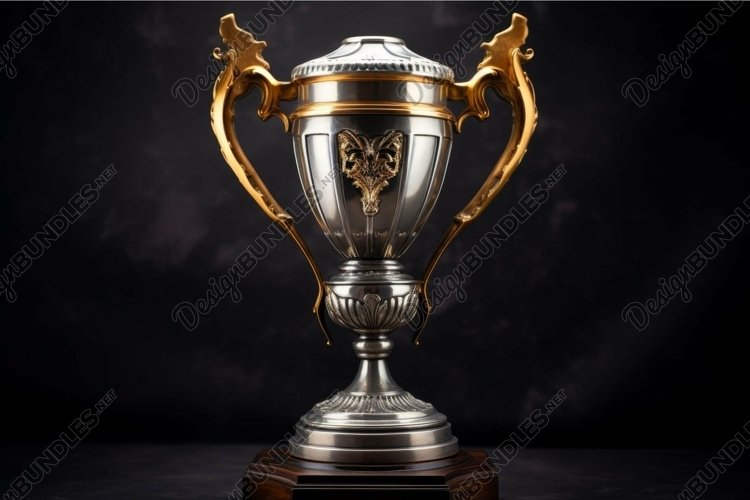 Coveted Trophy cup champion. Generate Ai