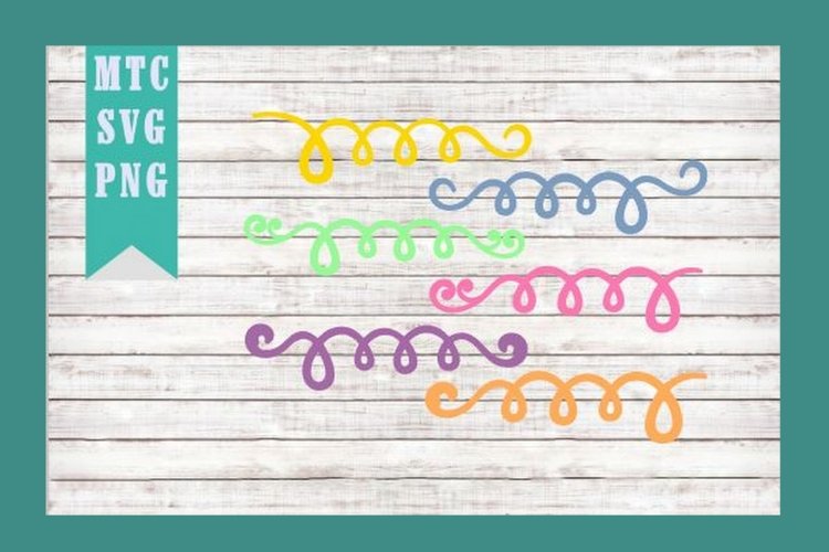 Loopy Dividers Borders Design #02 SVG Cut File (263288) | SVGs | Design ...
