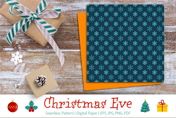 Christmas Eve | Seamless Pattern | Digital Paper (817357)