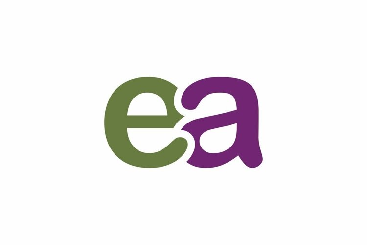 EA Logo design vector template (3726253)