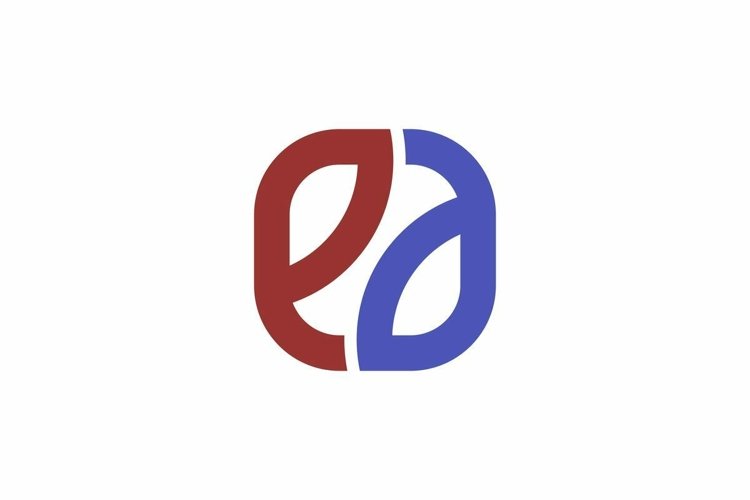 EA Logo design vector template (3726264)