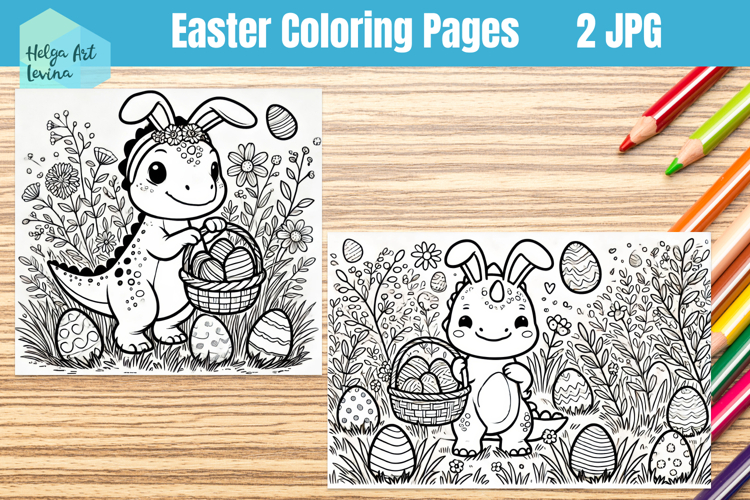 Easter Coloring Page. Kids coloring books (6546285)