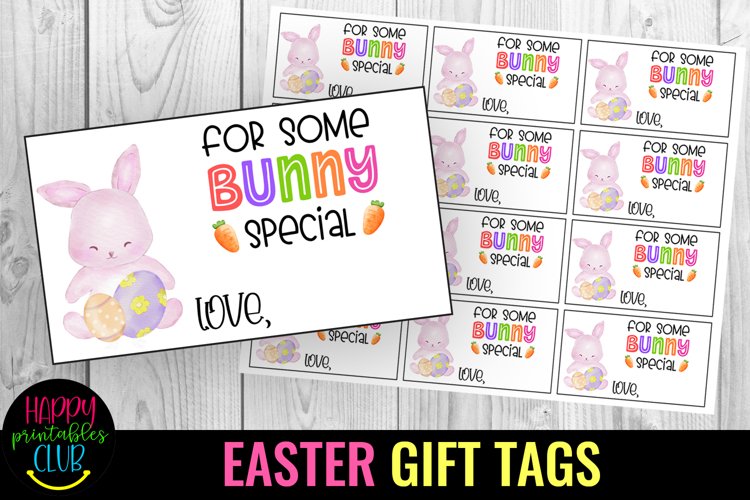 EASTER GIFT TAGS PRINTABLE I PRINTABLE EASTER FAVOR LABELS