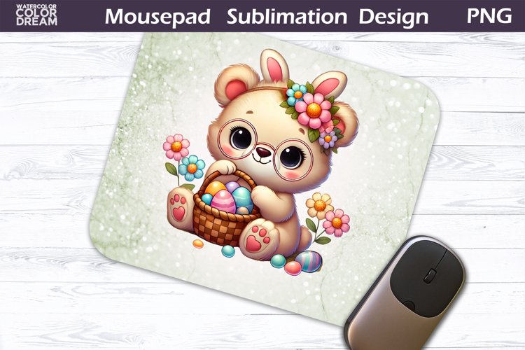 Easter MousePad | Cute Bear Mouse Pad (5242753)