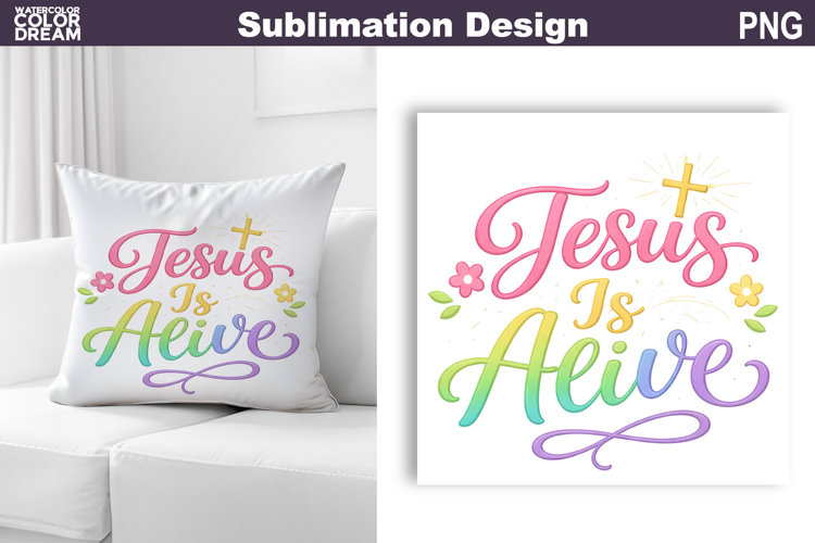 Easter Christian Religious Quote | Jesus Is Alive