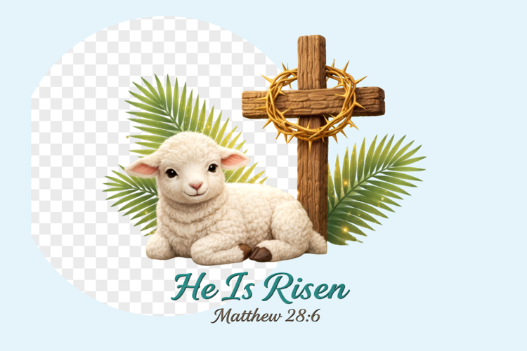 Easter PNG, He is Risen (6463278)