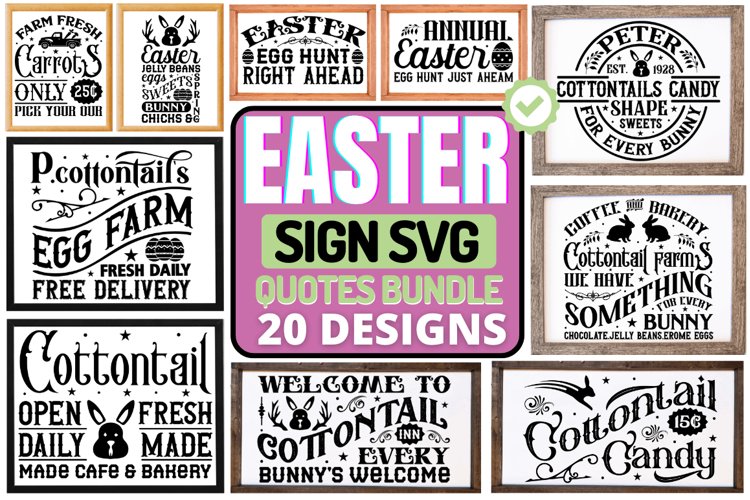 Easter Svg Bundle, Easter Bunny Svg, Happy Easter Svg