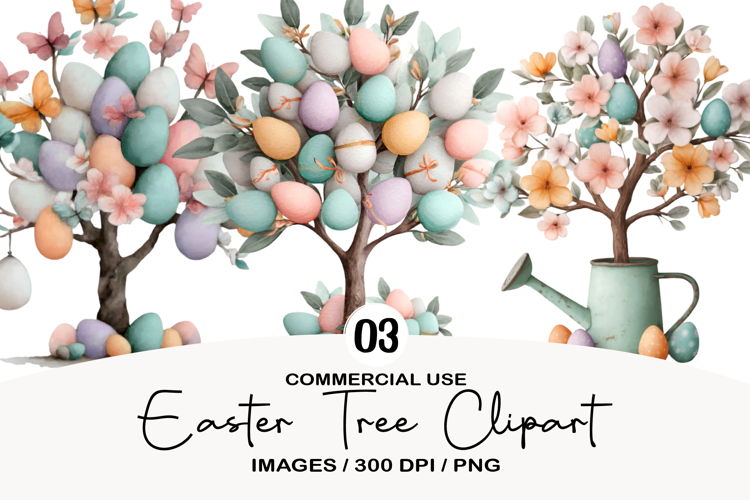 Easter Tree Clipart