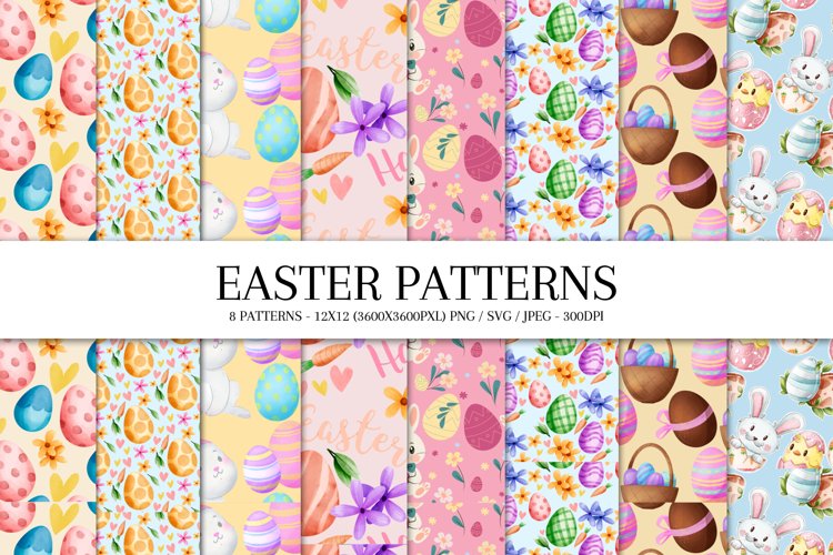Easter Patterns Sublimation and easter bunny patterns (1761930 ...