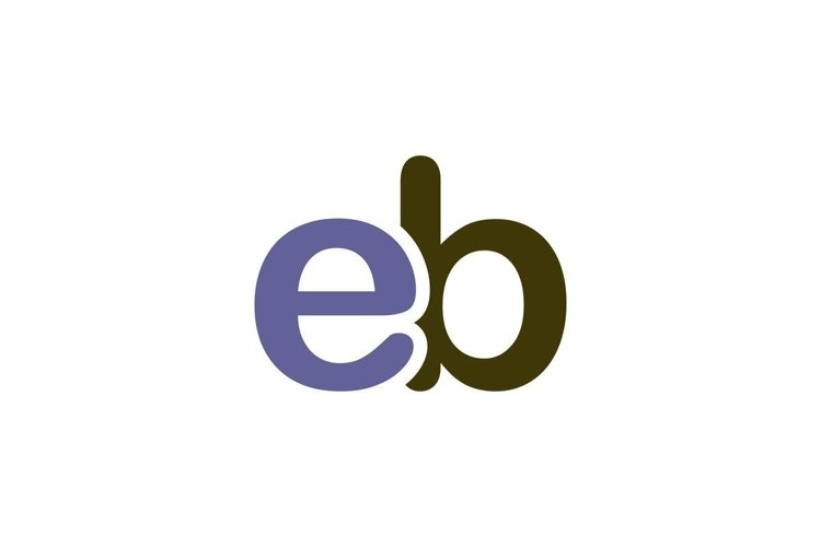 EB logo design vector template (3726297)