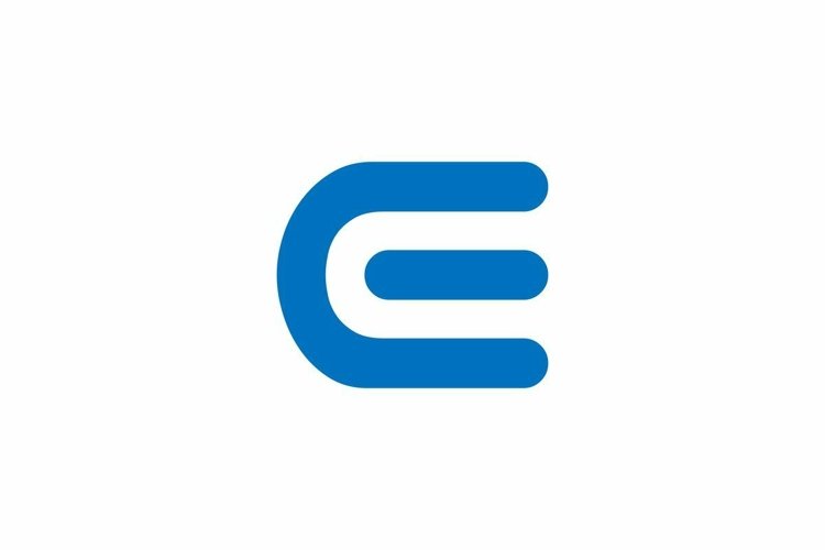 EC CE logo design vector template (3726336)