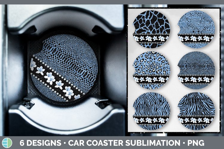 Car Coaster Sublimation Designs | Design Bundles