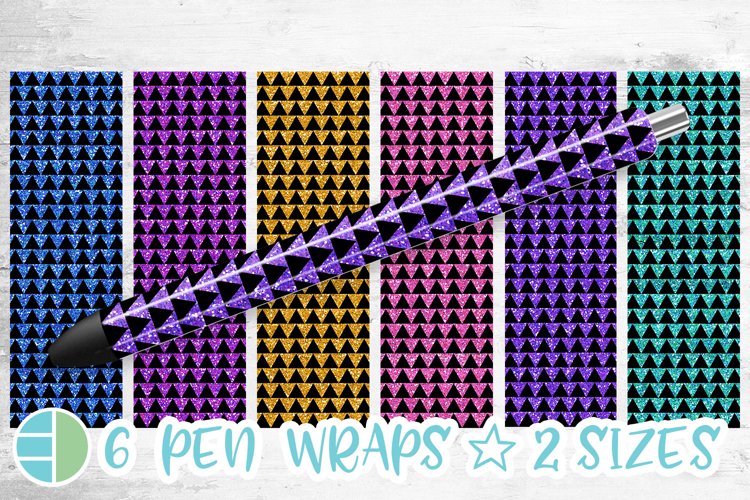 Glitter Triangles Pen Wrap Bundle - Pen Wrap (1767948)