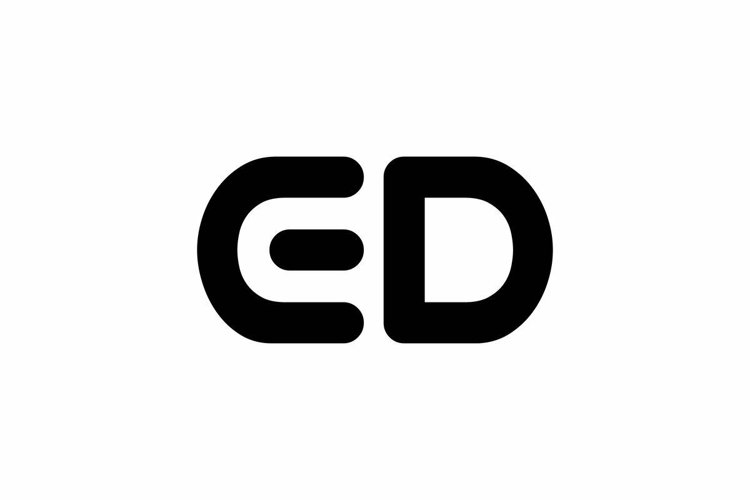 ED logo design vector template (3726344)