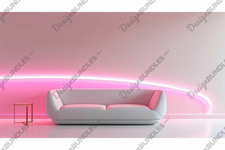 minimalist pink swoosh