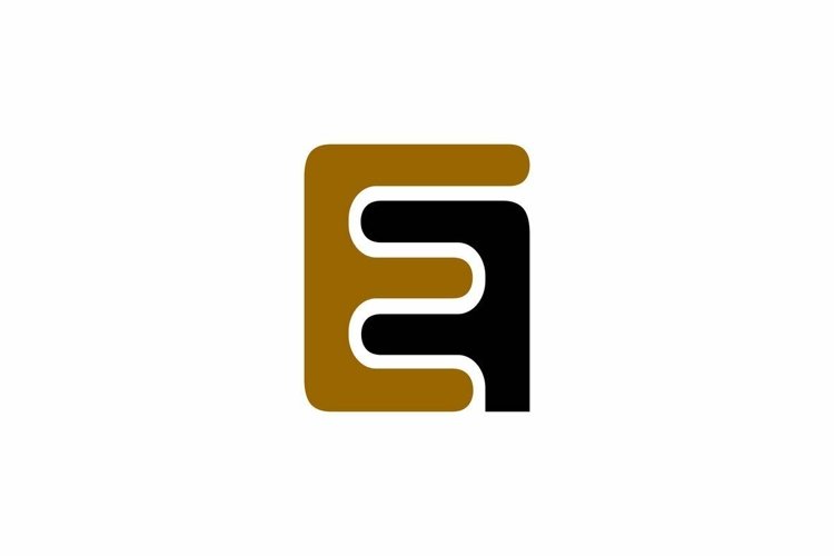 EF logo design vector template (3726743)
